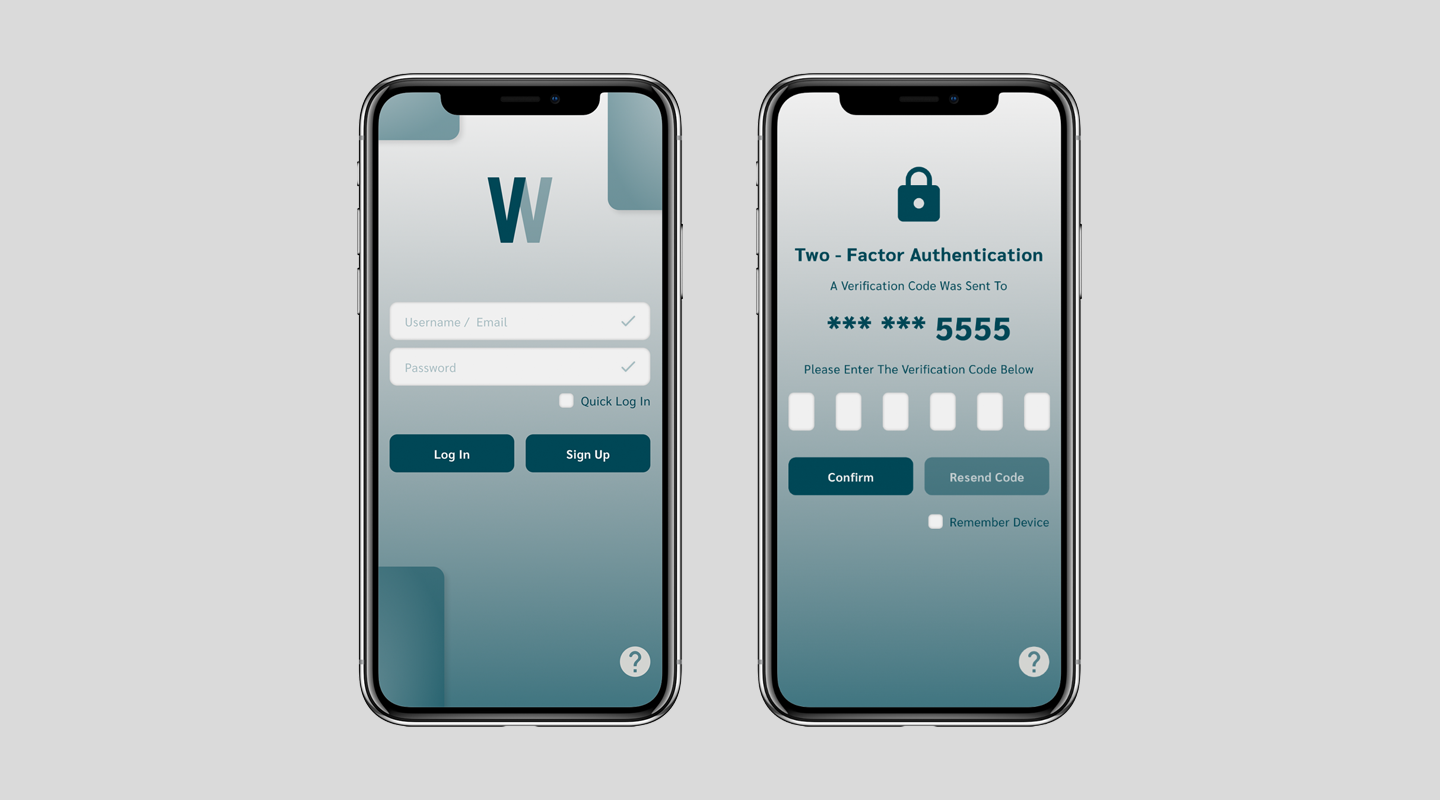 V Wallet UI Design