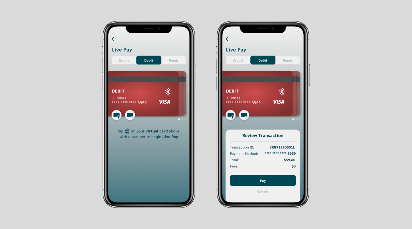 V Wallet UI Design